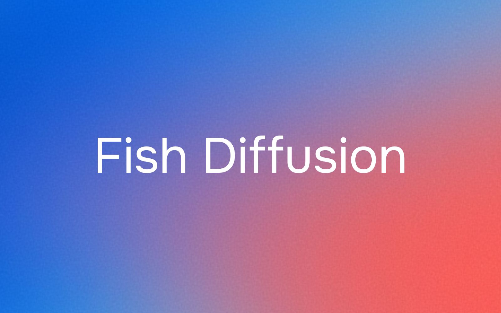 Audio Diffusion Models - Fish Audio Blog